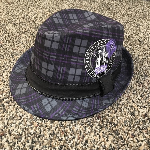 Disney | Other | Disney Haunted Mansion Plaid Fedora Hat | Poshmark
